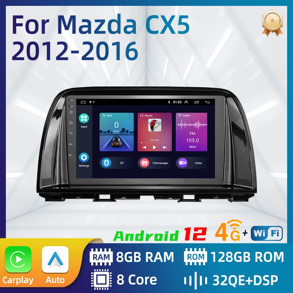 For Car Radio for Mazda CX5 CX-5 2012-2016 2 Din Android Car Stereo ...