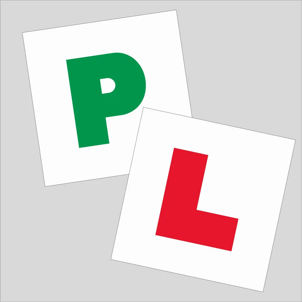 Customized-LEARNER-L-PLATE-AND-PROVISIONAL-P-PLATE-NEW-DRIVER-STICKERS ...
