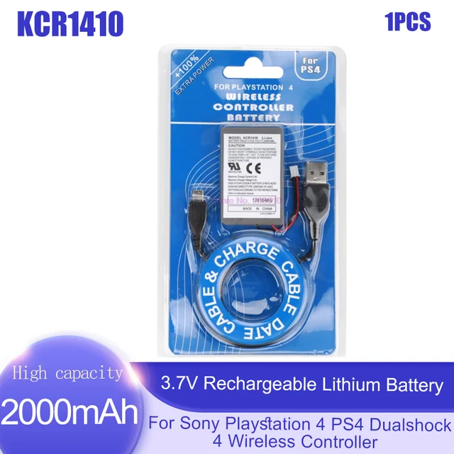 New 2000mAh KCR1410 For Sony PS4 Pro Wireless Controller Replacement ...