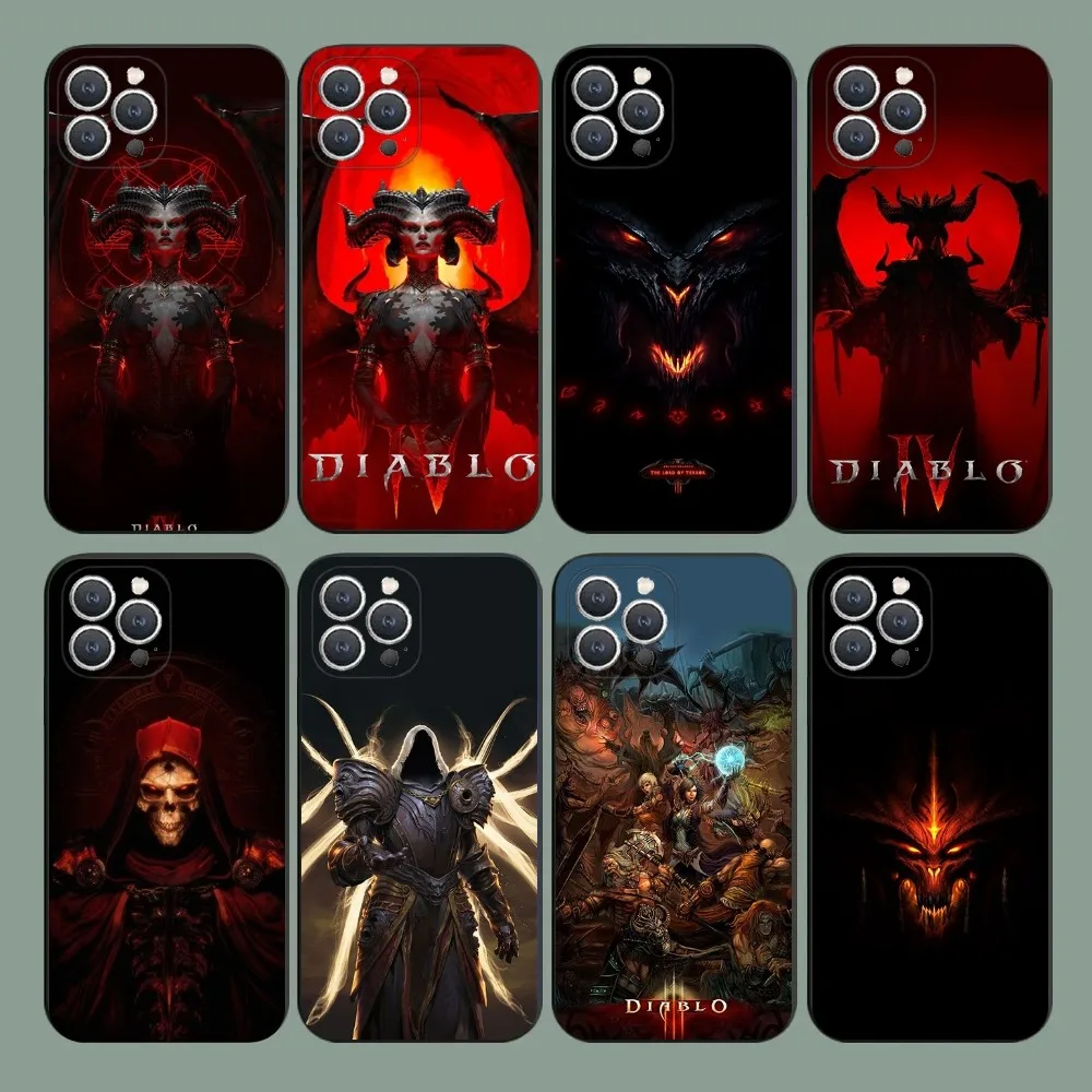 Game D-Diablo 4 3 Phone Case For iPhone 15,14,13,12,11,Plus,Pro Max,XS ...