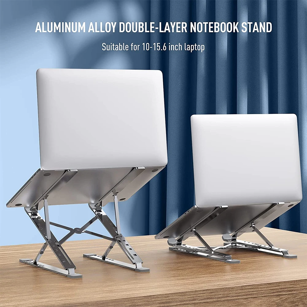 Foldable-Laptop-Stand-Portable-Adjustable-Aluminum-Alloy-Cooling-Holder ...