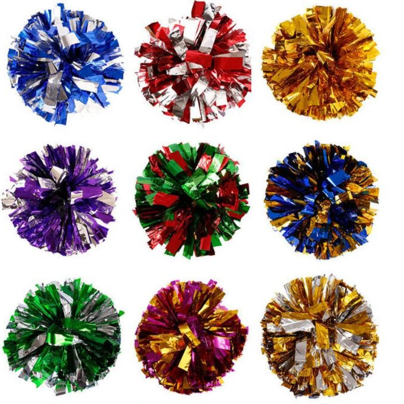 Pompones deportivos de animadora, flores falsas para fiesta de baile ...