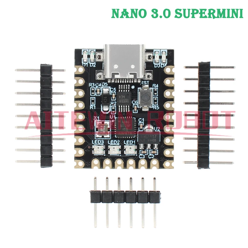 Nano V3.0 SuperMini Type-C development board atmega328p chip ch340 ...
