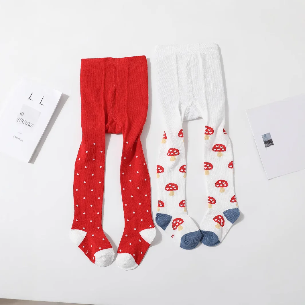 Spring Autumn Breathable Cute Striped Red Children Pantyhose Girls ...