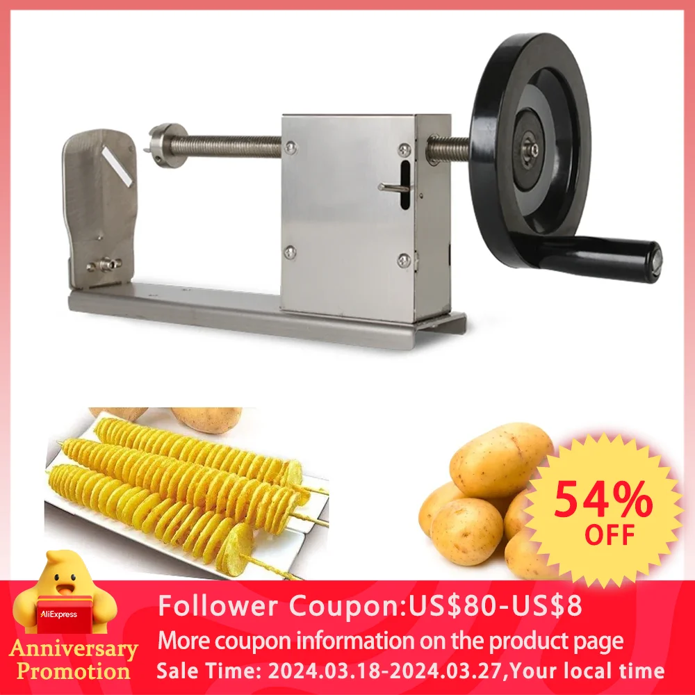 Manual-Spiral-Potato-Stick-Twisted-Toronto-Potato-Slicer-Fry-Potato ...
