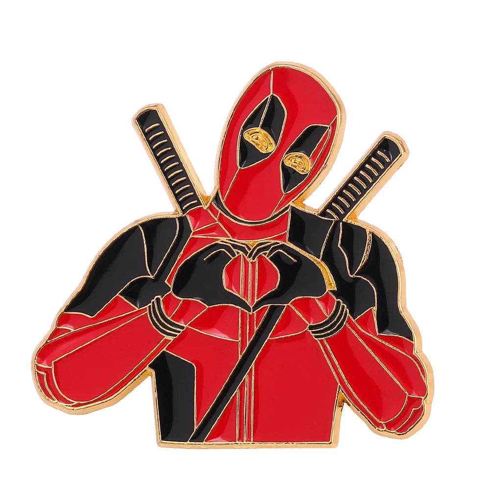 Marvel-Deadpool-Love-Brooch-Anime-Figures-Creativity-Badge-Hard-Enamel ...