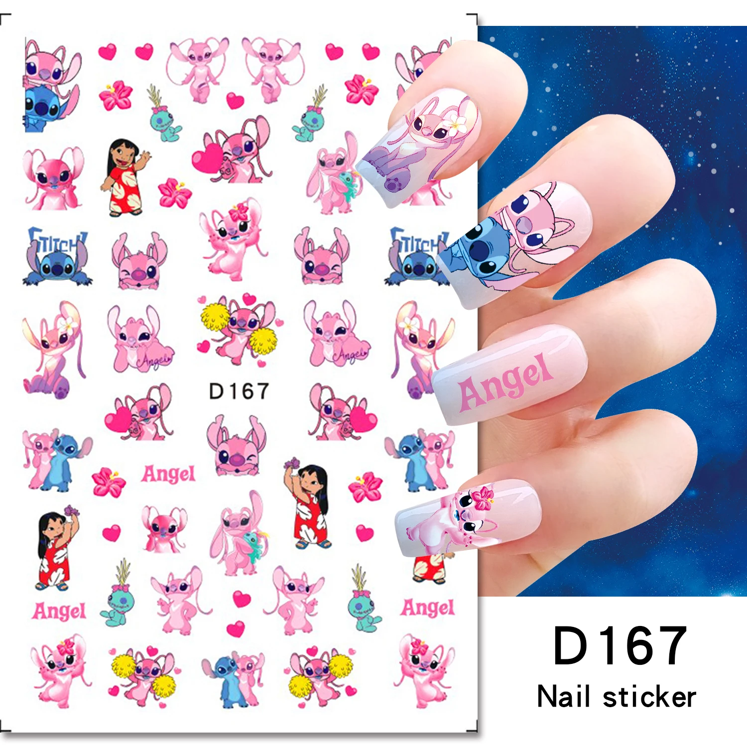 Lilo And Stitch Nail Art