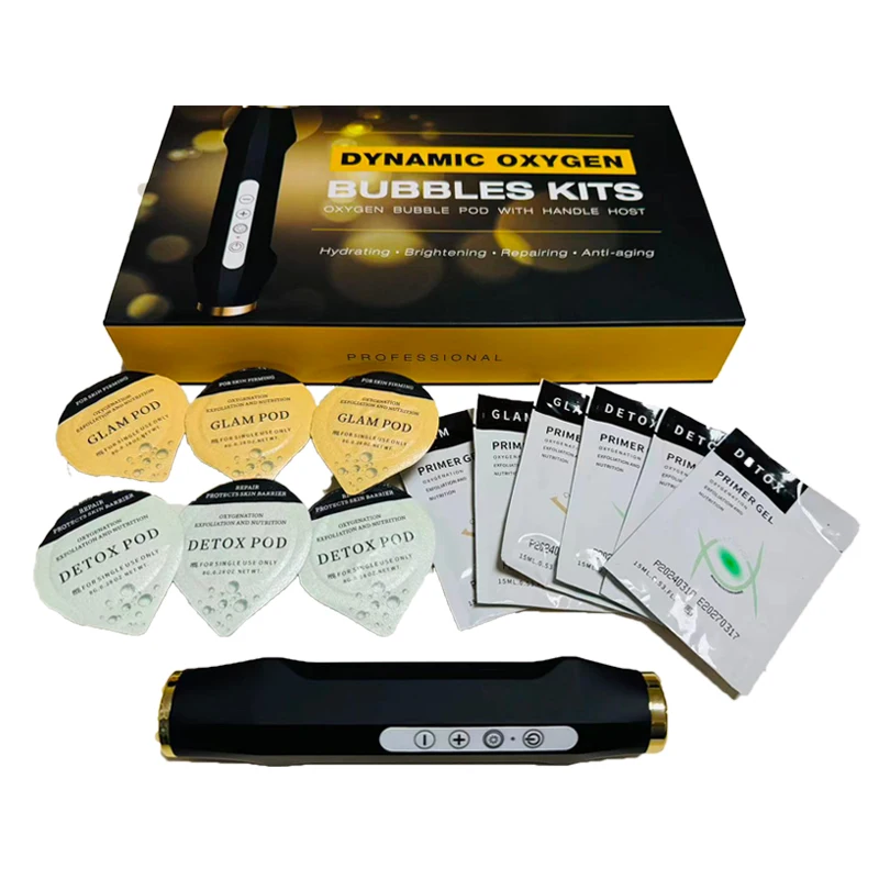 2024-New-design-Handheld-Co2-Bubble-Pen-Oxygenation-Capsules-Pods-Rechargeable-Skin-Tightening ...