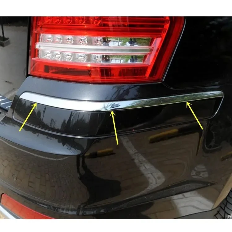 Rear-bumper-bright-strip-electroplating-trim-panel-boot-guard-For ...