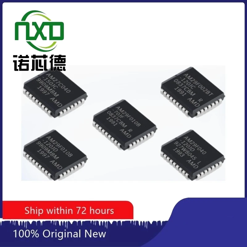 10PS-LOT-AM29F040B-55JI-55JF-90JD-90JC-70JI-120JD-PLCC-Flash-memory ...