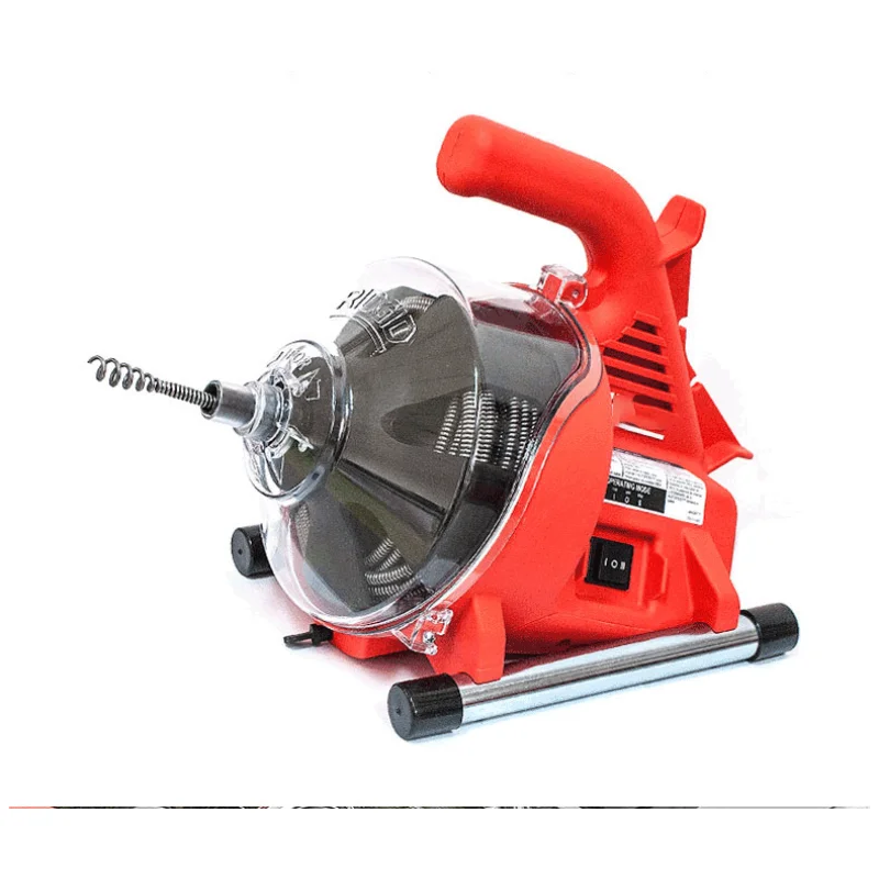 Electric Sewer Pipe Dredging Machine, Self-feeding, 220v, Toilet ...