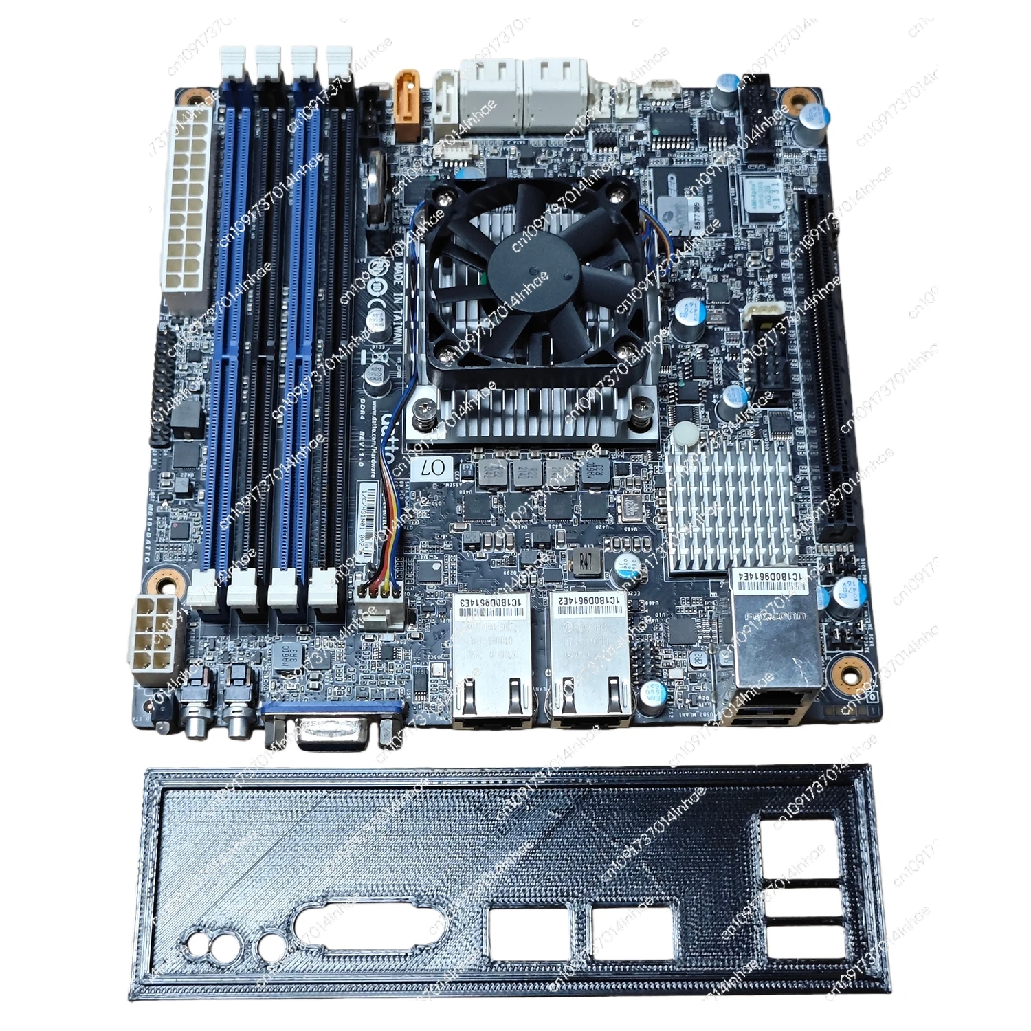 Mini ITX NAS Server Motherboard CPU Xeon D-1521 2*RJ45 10G LAN, DDR4 ...