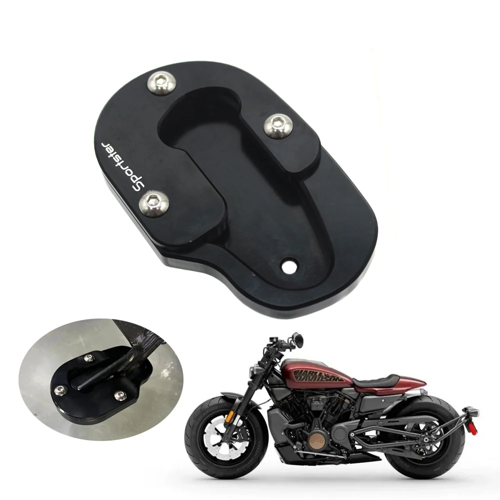 Motorcycle-Accessories-Kickstand-Extension-Plate-Foot-Side-Stand ...