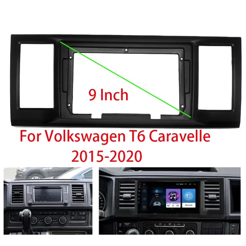 9 Inch Car Frame Fascia Adapter Canbus Box Decoder Android Radio Dash ...