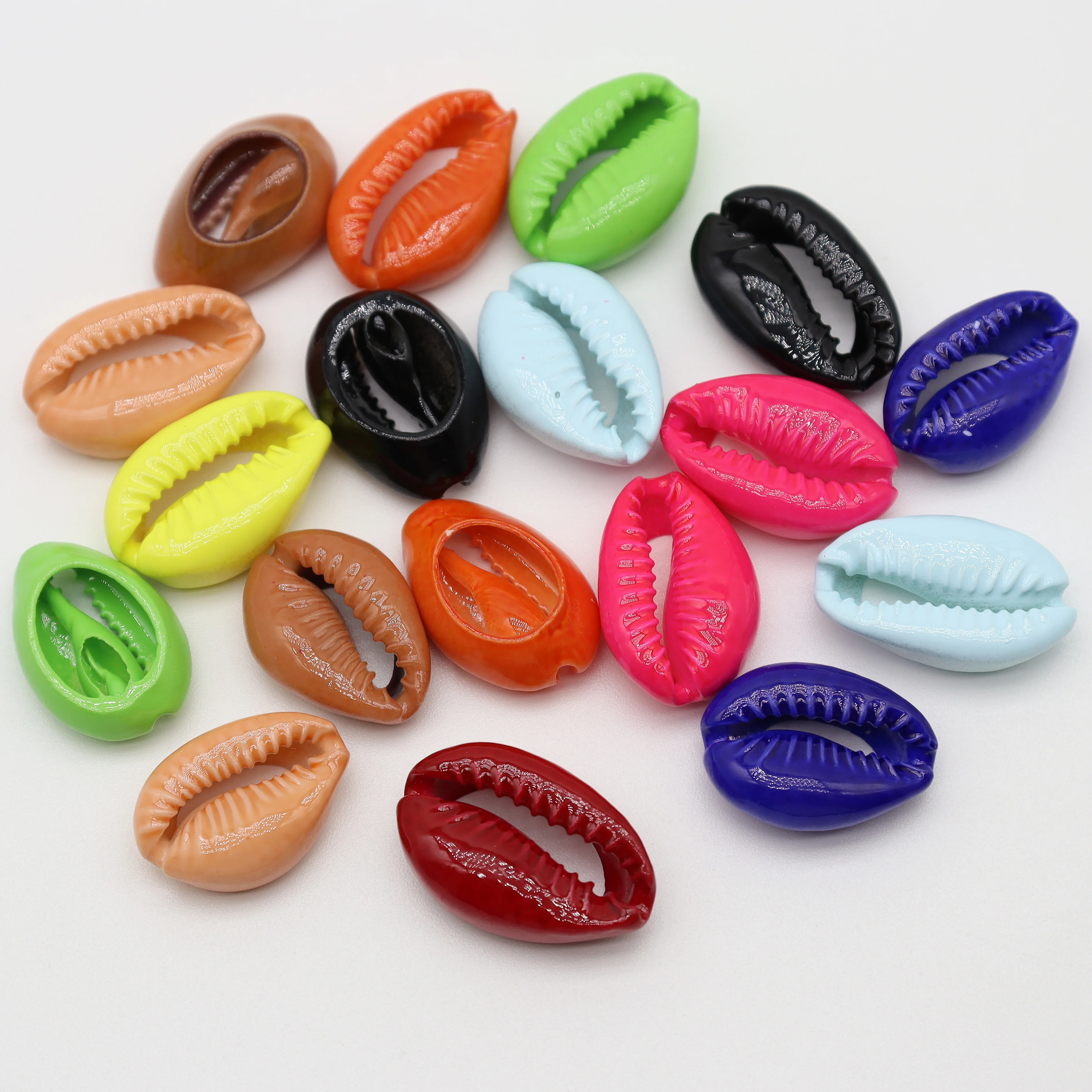 Dyed-Shell-Beads-Natural-Shell-Conch-Charm-Jewelry-Making-DIY-Necklace ...