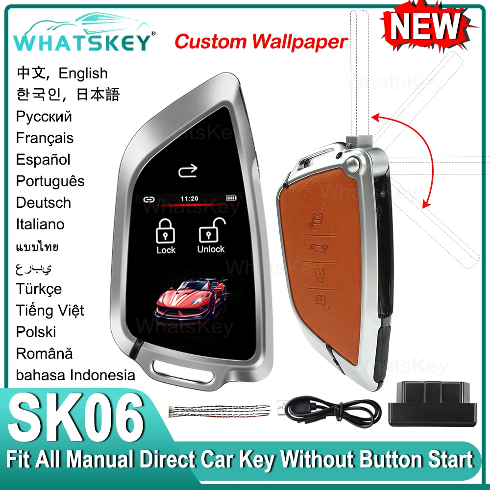 Universal-Modified-Smart-Key-LCD-Screen-For-BMW-For-KIA-For-Nissan-For ...