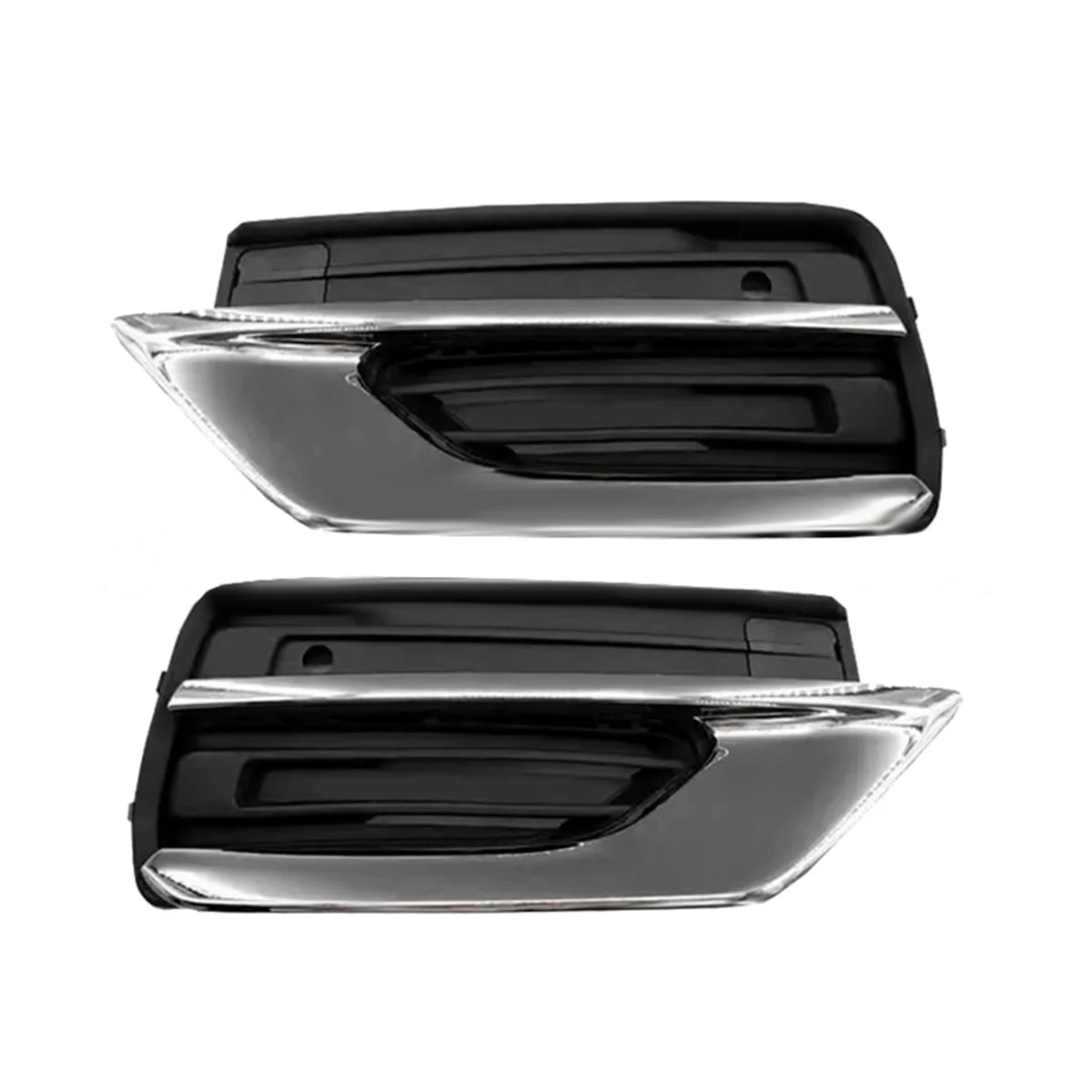 1Pair-Car-Front-Lower-Bumper-Grilles-Trim-Chrome-Cover-31663515 ...
