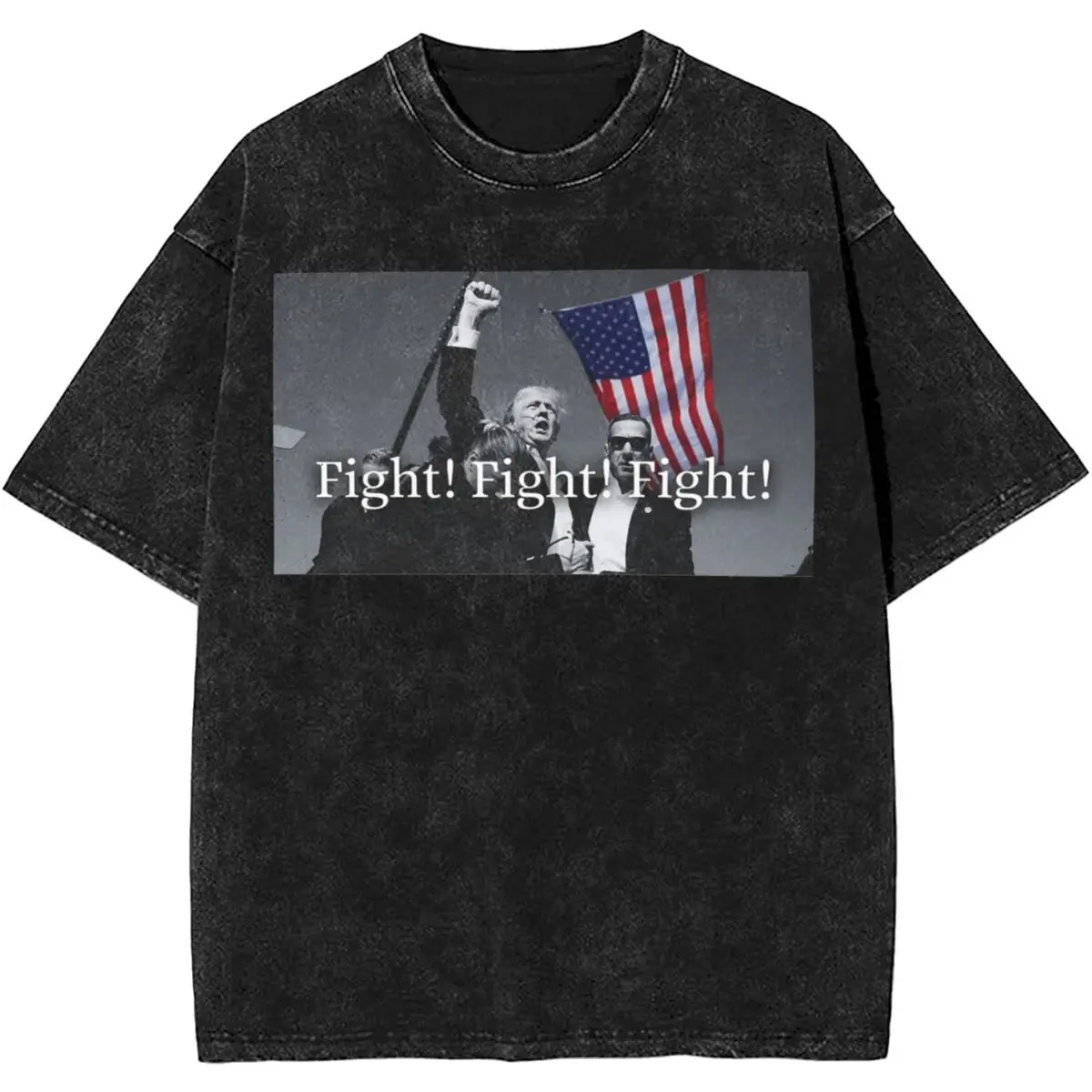Printed-Fight-Trump-Rally-Shooting-T-Shirt-Merch-Men-Women-2024-Trump ...
