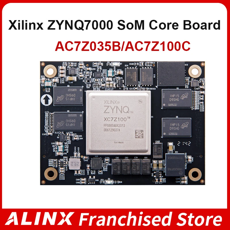 ALINX SoMs 모듈 내 FPGA 개발 보드 시스템, AC7Z100 AC7Z035 XILINX Zynq 7000 SoC ...