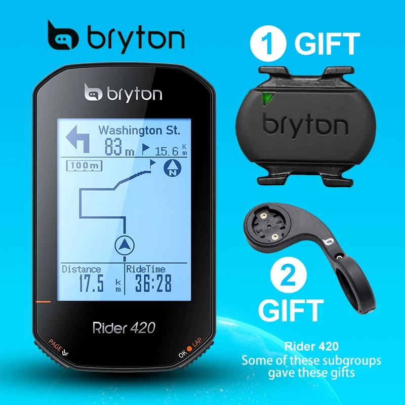 Bryton Rider420 420 420e Rider320 320 320e Gps Bike Computer Bicycle ...