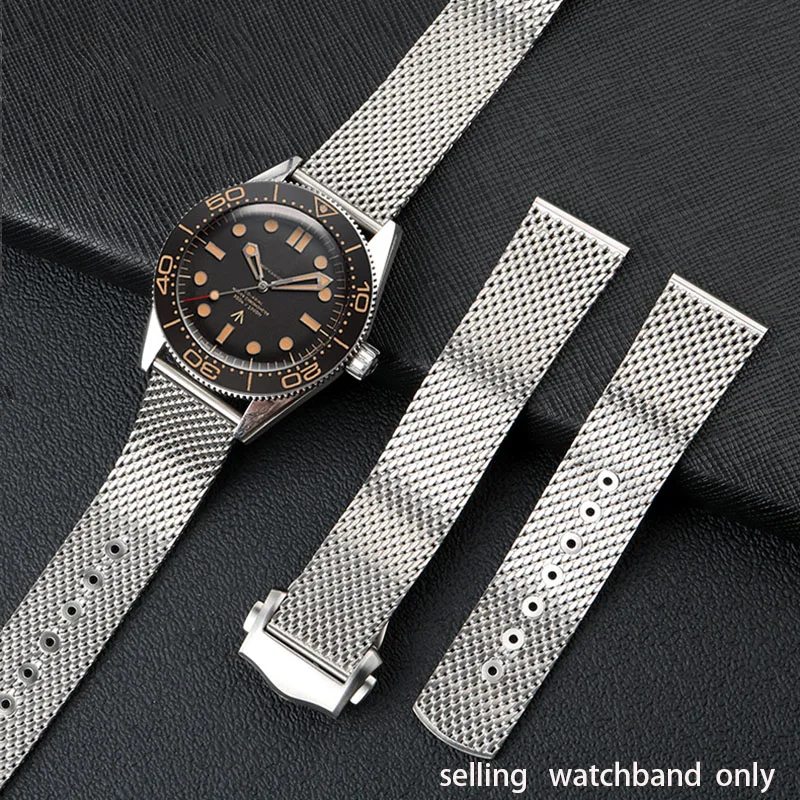 Titanium Steel Watchband Replacement | Omega Seamaster Titanium Strap ...