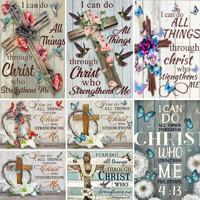 Christian Cross And Bible Verse