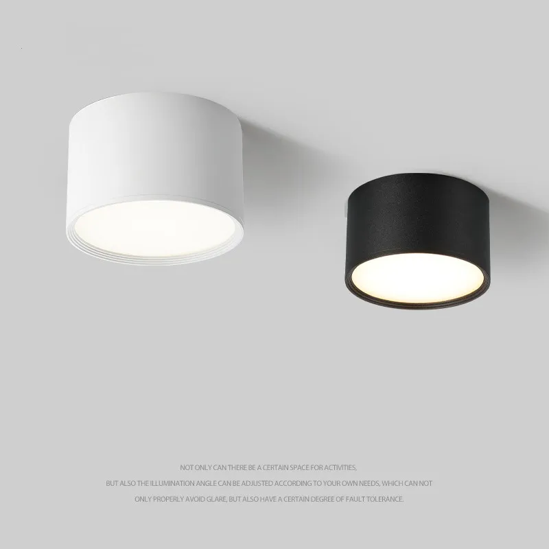 Ultra-thin-surface-mounted-downlight-round-LED-no-punch-ceiling ...