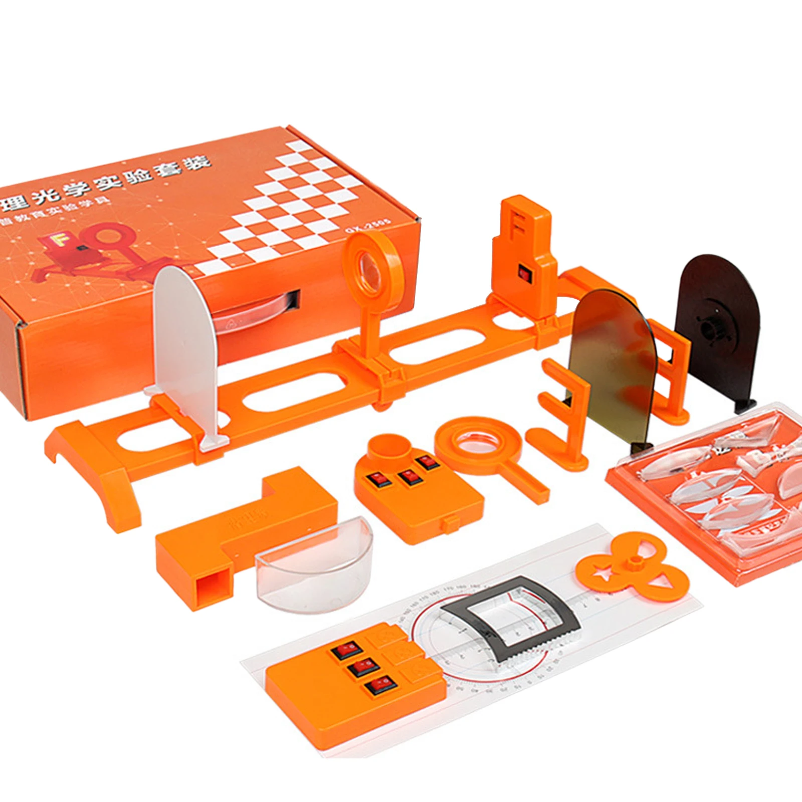 Physical Lab Optics Experiment Kit Optical Bench Set Concave Convex ...