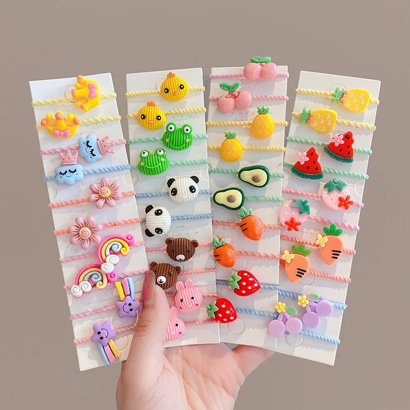 Hair-Accessories-For-Girls-Elastic-Hair-Bands-Cute-Flowers-Style-Hair ...