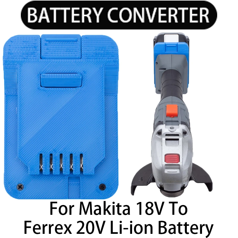 Battery-Adapter-for-Ferrex-20V-Li-Ion-Tool-Converter-for-Makita-18V-Li ...