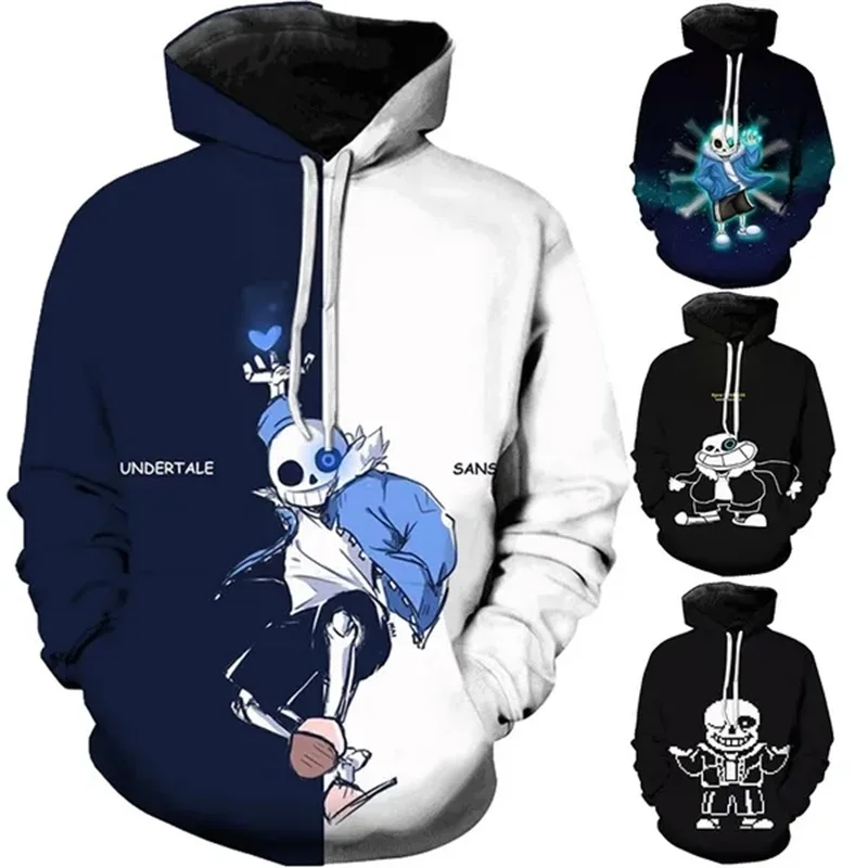 Sudadera-con-capucha-con-estampado-3D-de-Undertale-Sans-para-hombre ...