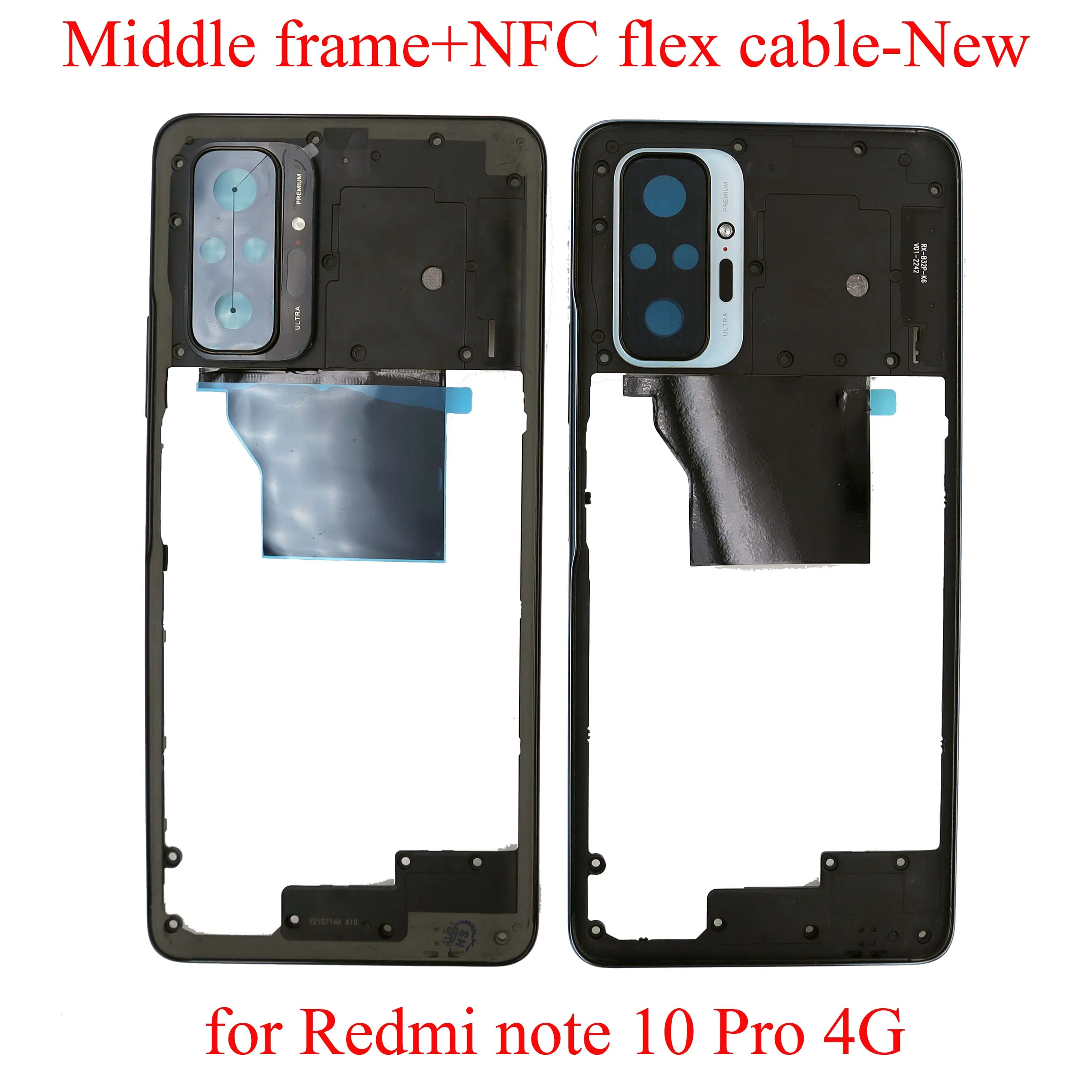 New-Middle-Bezel-frame-Antenna-Case-Cover-Replacement-Parts-with-NFC ...