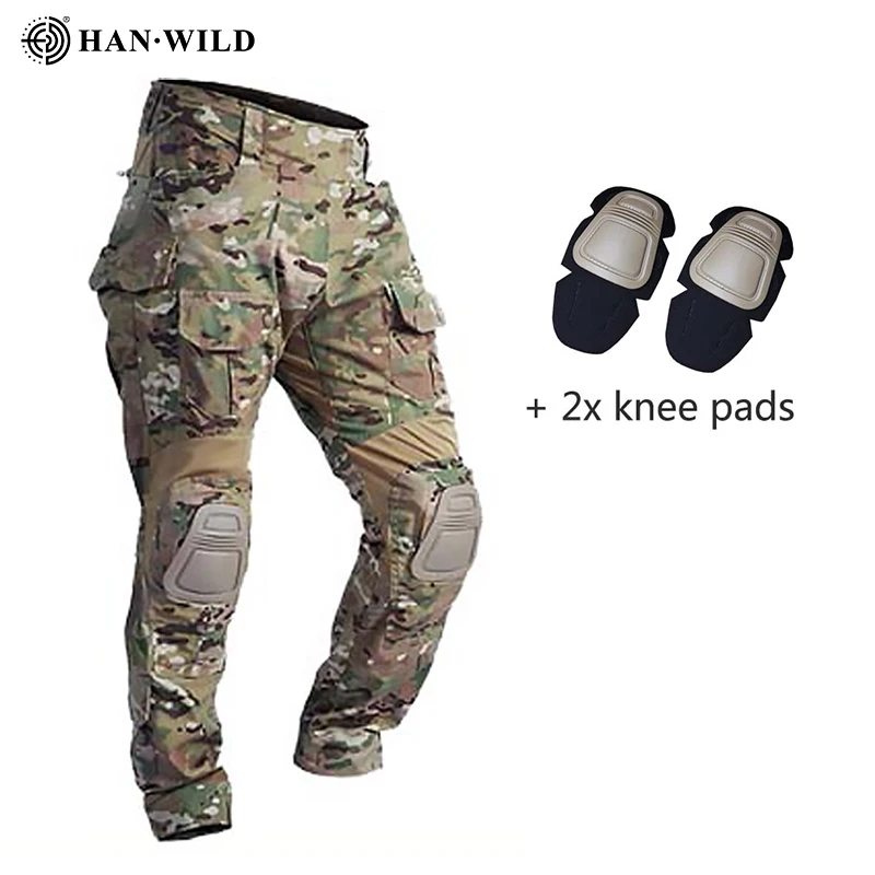 Airsoft Tactical Pants Camo G3 Combat Pants Men Working Clothing ...
