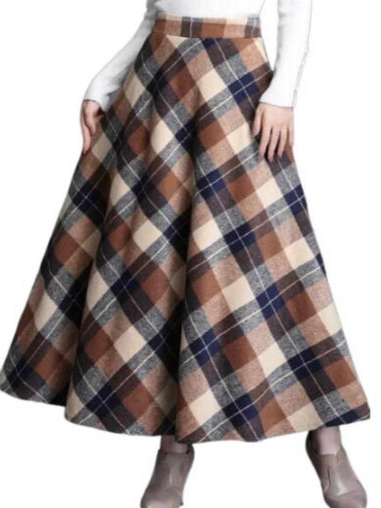 Elastic-Waist-Half-Skirt-Autumn-Winter-Thick-Woolen-Plaid-Skirts-High-Waist-Pocket-Long-Skirt.jpg