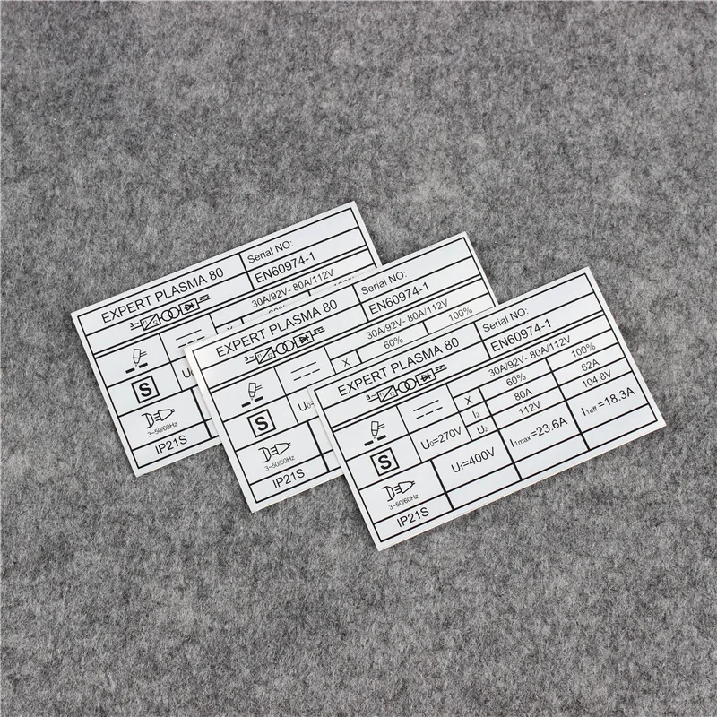customizable Dumb Silver waterproof Self Adhesive Label Stickers ...