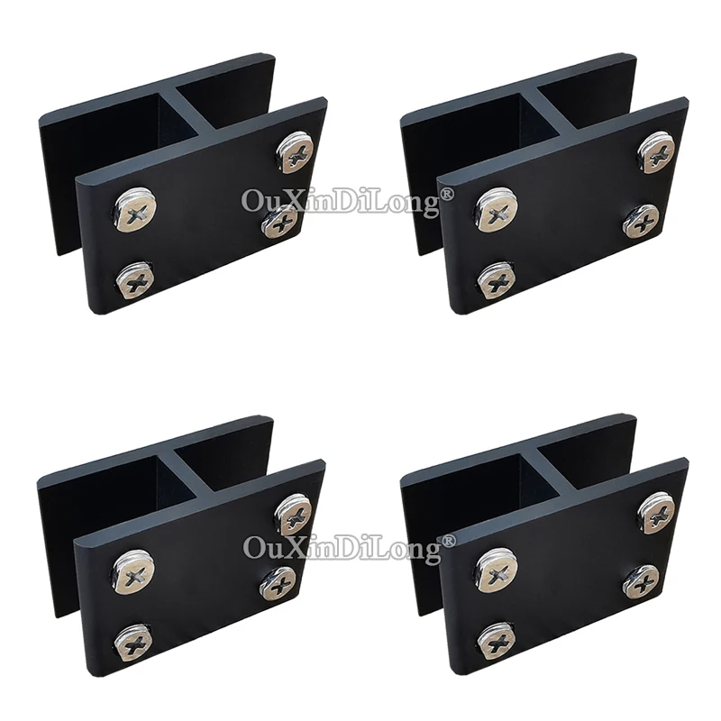 24PCS-Aluminum-Alloy-Dual-Sides-Glass-Clamps-180-Shelves-Support ...