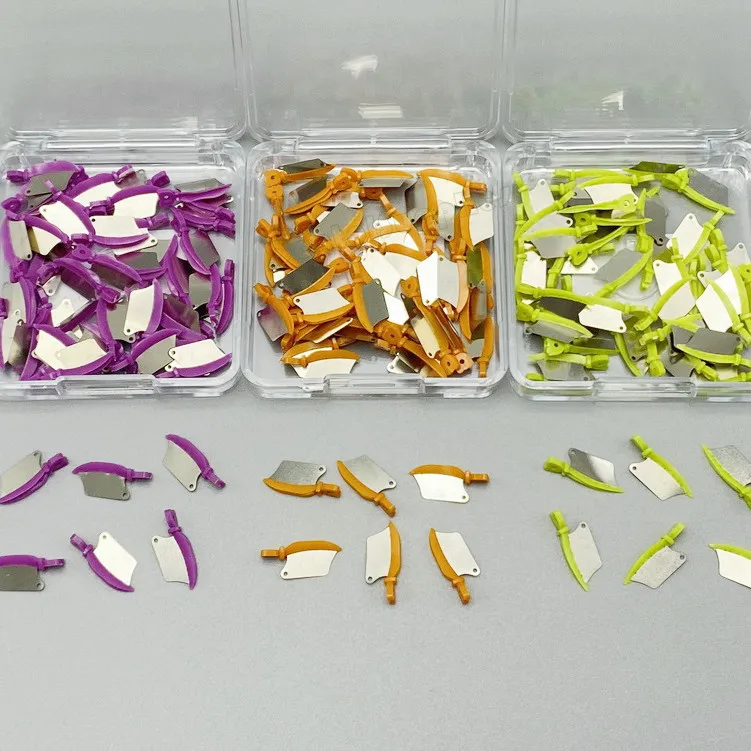 50pcs Dental Prime Teeth Interproximal Plastic Fender Wedge With ...