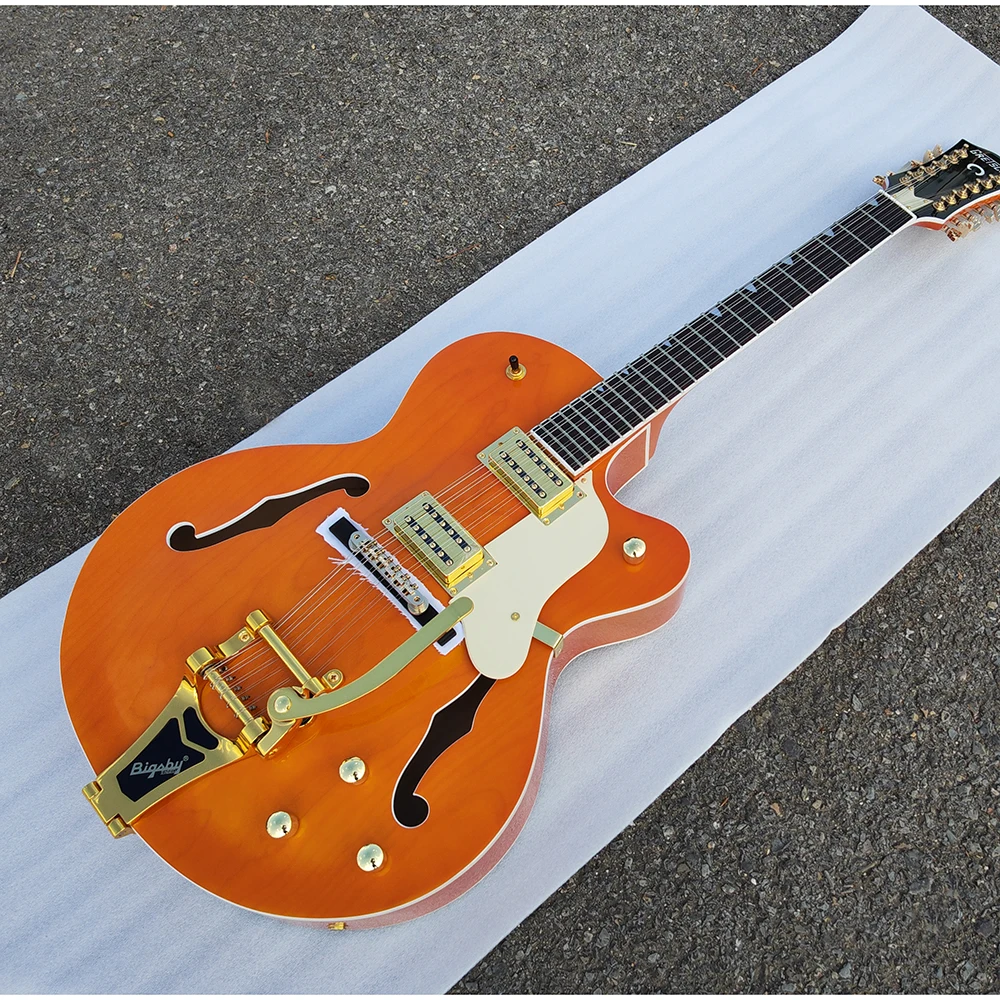 Professional-12-Strings-Gretsch-Semi-hollow-Eelectric-Guitar-with ...