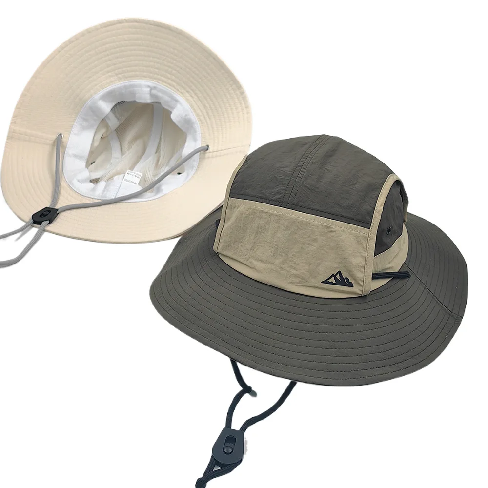 Splicing-quick-drying-large-eaved-mountaineering-hat-for-men-outdoor ...