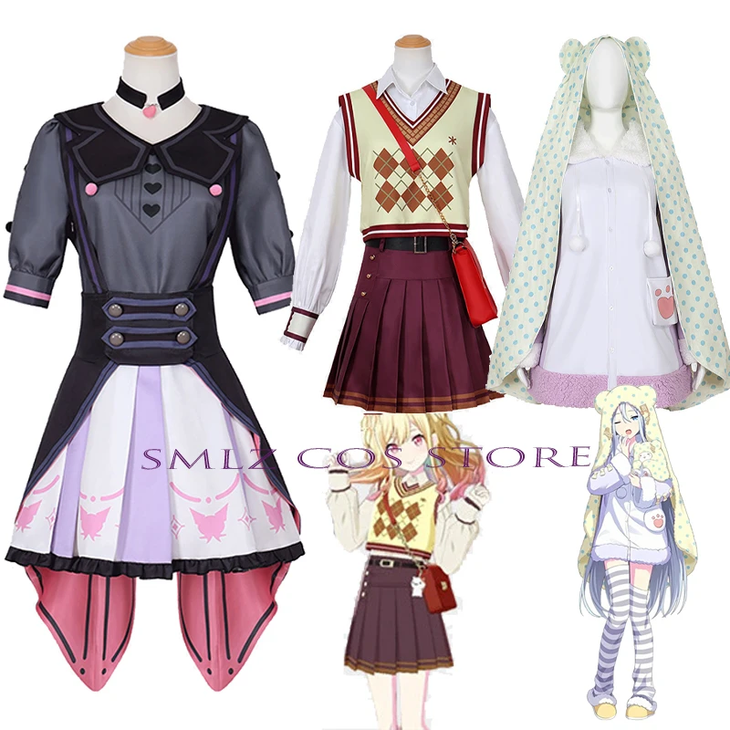 PJSK-Neo-Cosplay-Anime-Shinonome-Ena-Costume-Tenma-Saki-Uniform-Bag ...