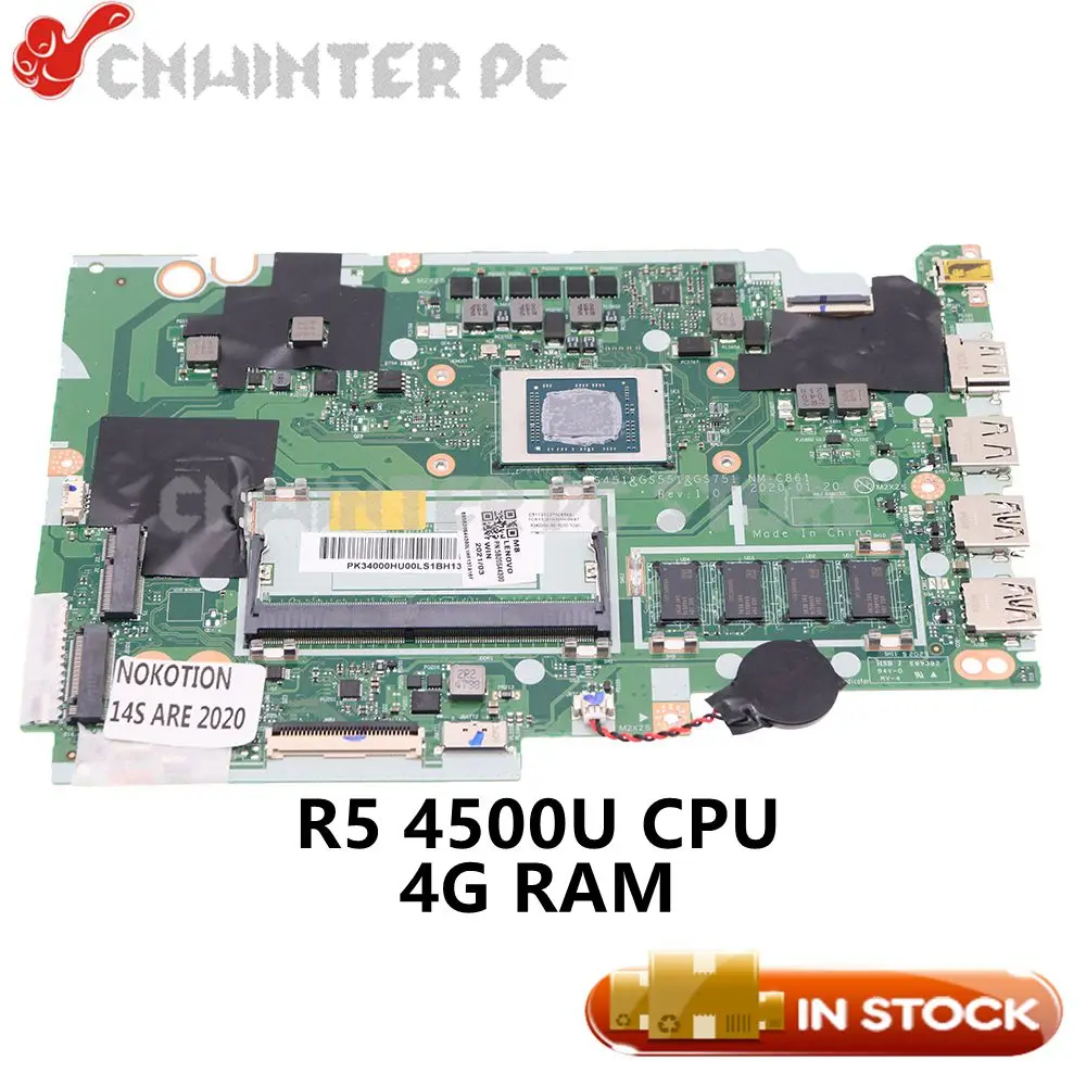 NOKOTION-5B20S44306-GS451-GS551-GS751-NM-C861-For-Lenovo-IdeaPad-3 ...