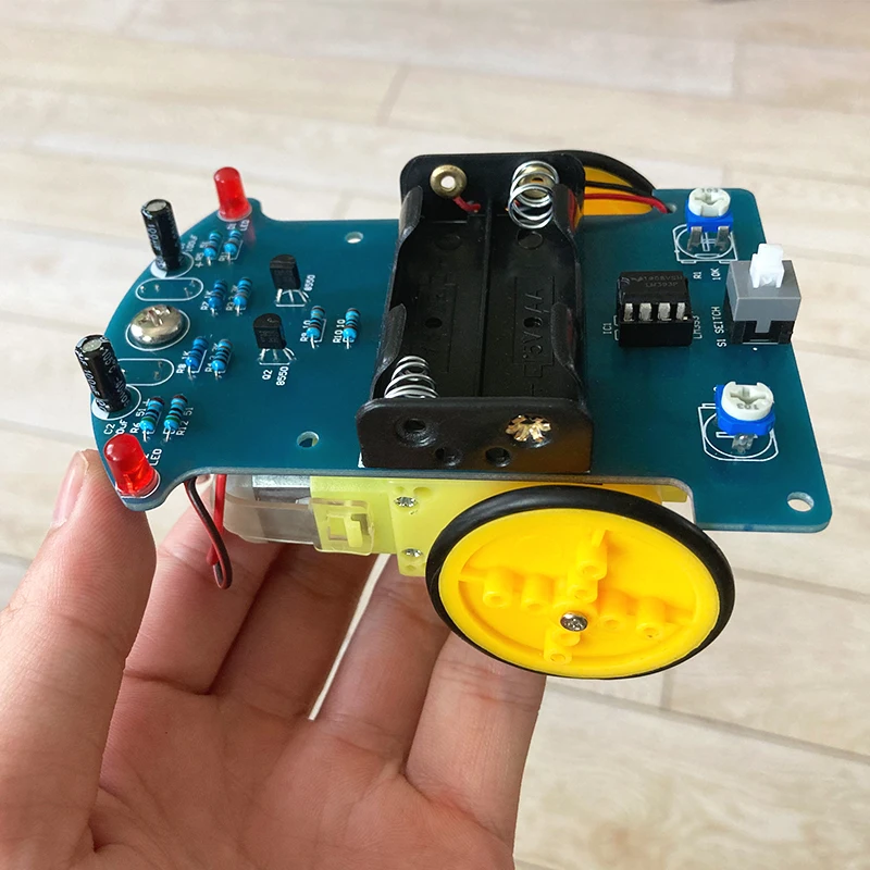 D2-1 Intelligens Robot Autó Készletek Nyomkövető Vonal Fotóérzékeny Diy ...