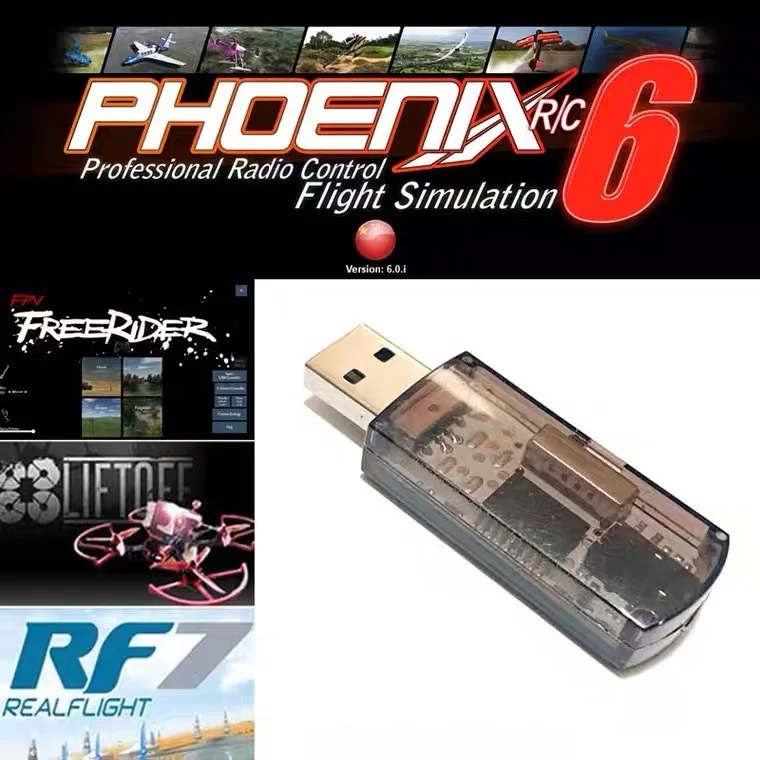 22-in-1 FPV Drone Simulator Dongle for G7 Phoenix 5.0, supports DRL ...