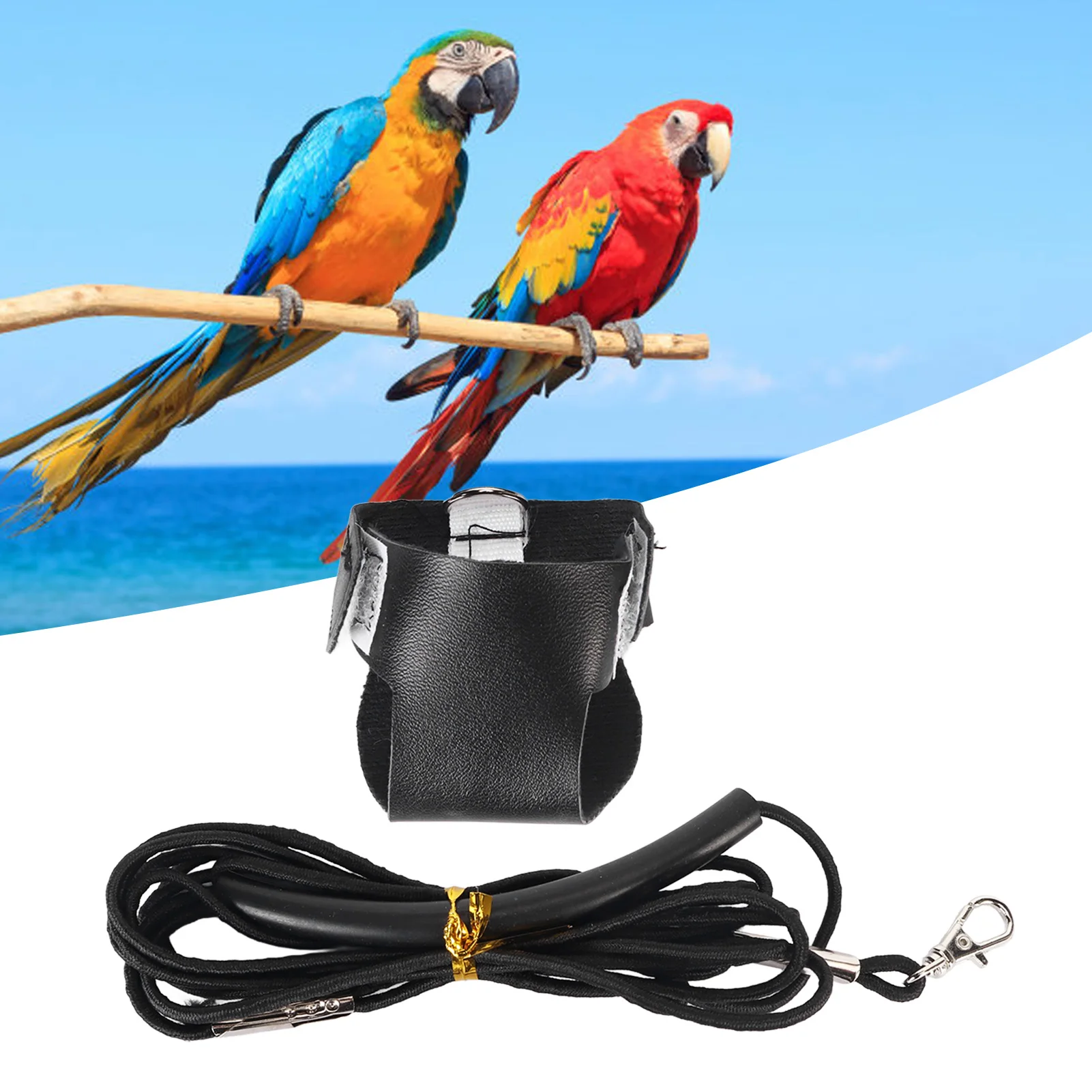 Bird-Harness-Leash-Skin-Friendly-Breathable-Lightweight-Pet-Bird-Suit ...