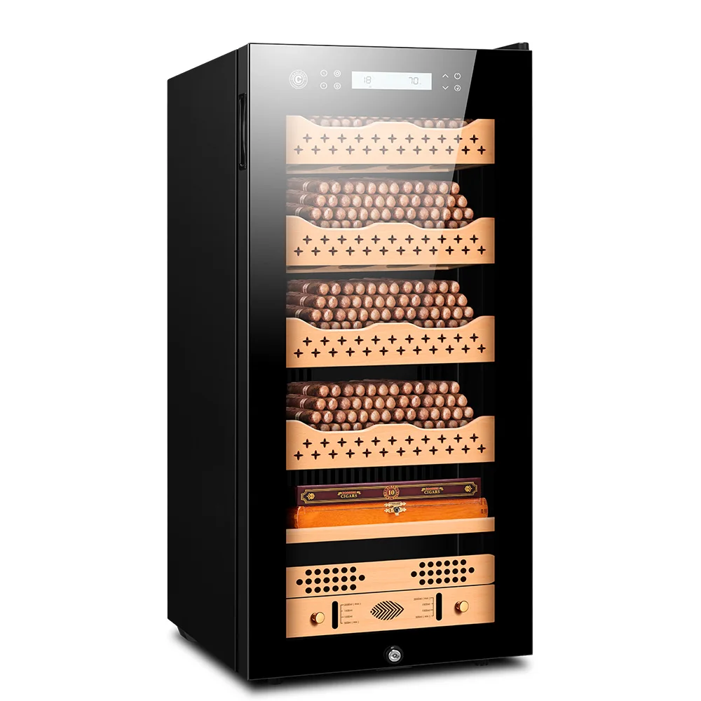 Intelligent-Cigar-Humidor-Cooler-Saving-Energy-No-Noise-Fit-500pc ...
