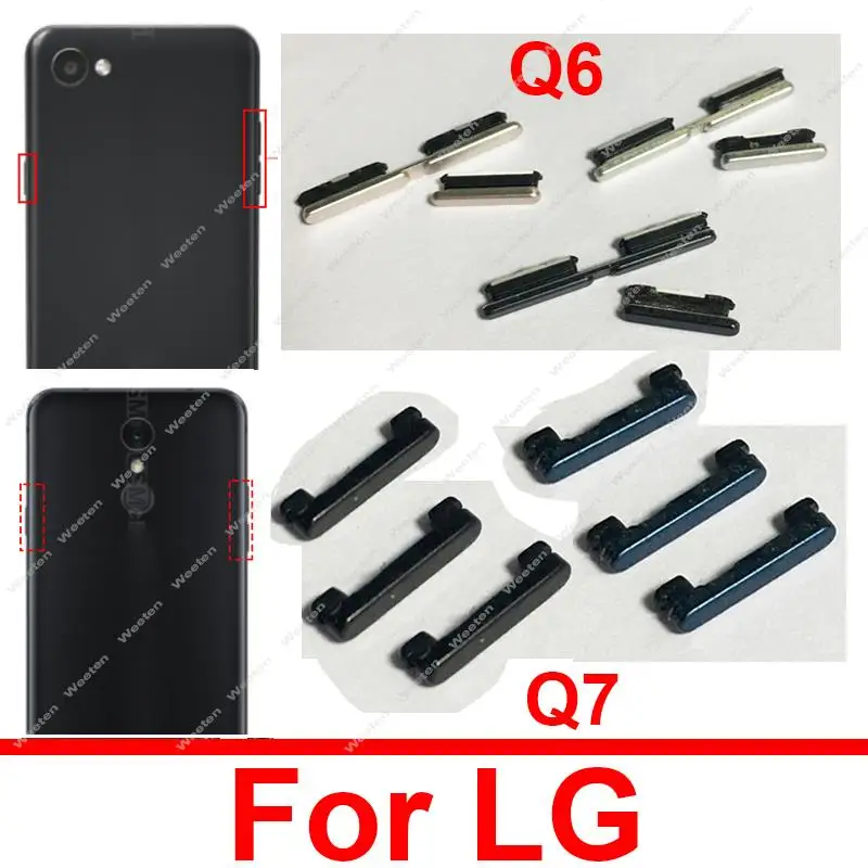 Lg Q6 Power Volume Button | Power Volume Side Buttons | Volume Button ...