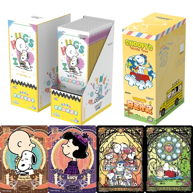 KAYOU Genuine Peanuts Snoopy Card Peanut Bag Snoopy Marcie Charlie ...