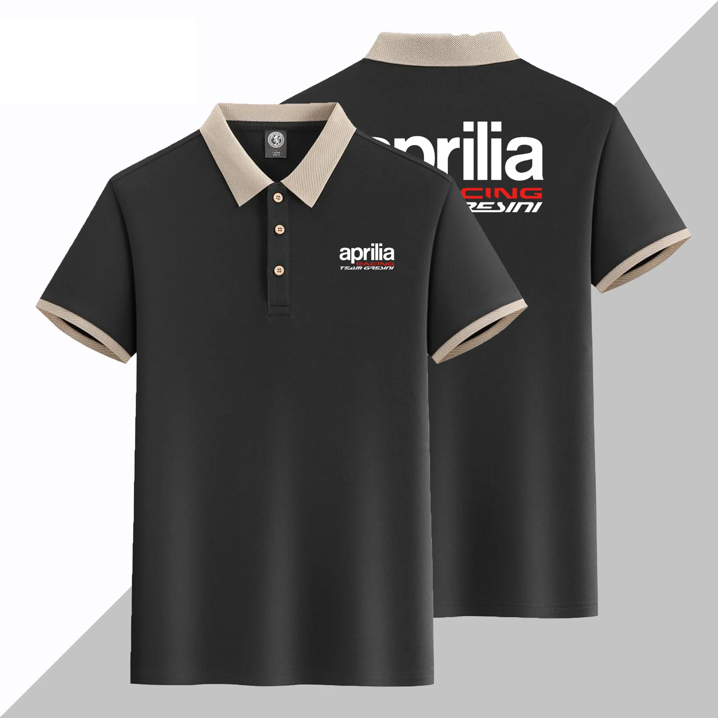 Aprilia Impresión Moda Hombre Verano Manga Corta Alta Calidad Casual ...