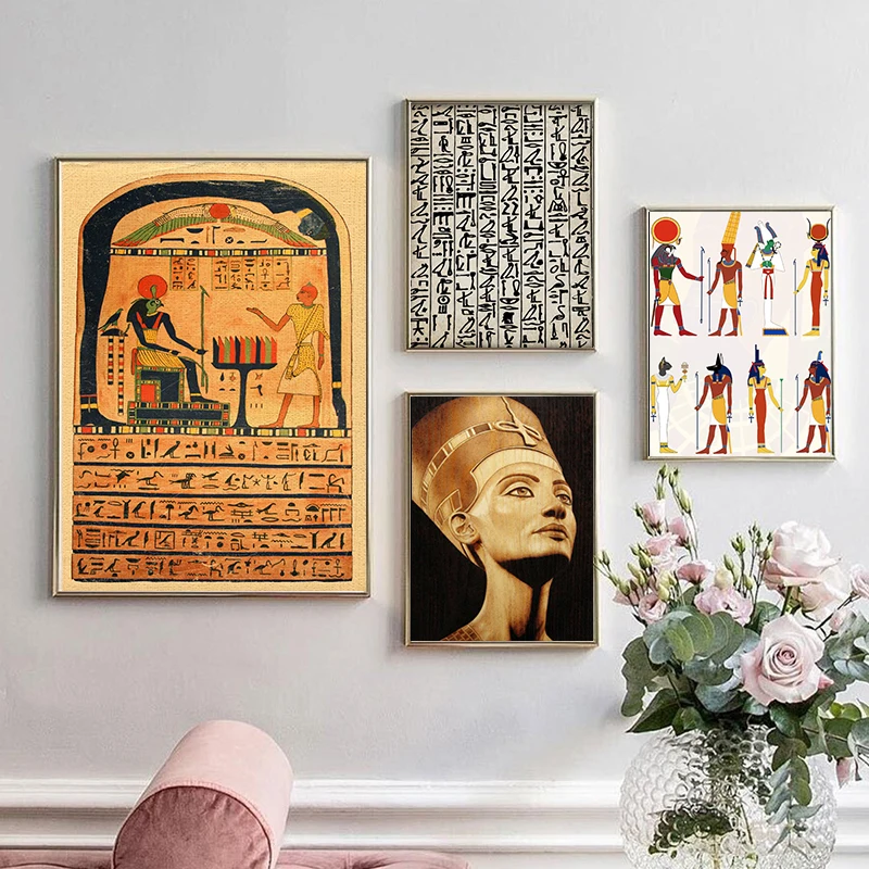 Egyptian-Decor-God-Of-Egypt-Picture-Canvas-Painting-Ancient-Egypt ...
