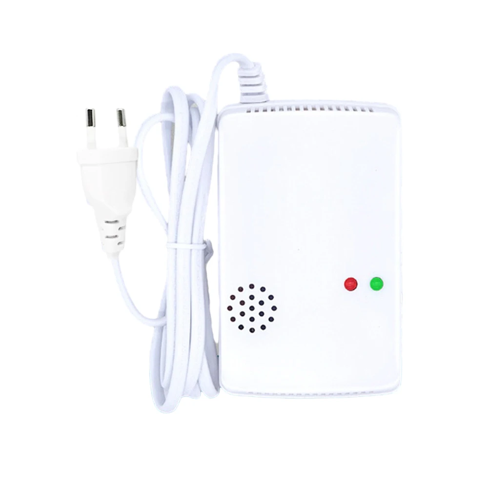 Corui Combustible Gas Alarm Sensor Gas Leakage Detector Eu Plug Standalone Natural Liquefied Gas